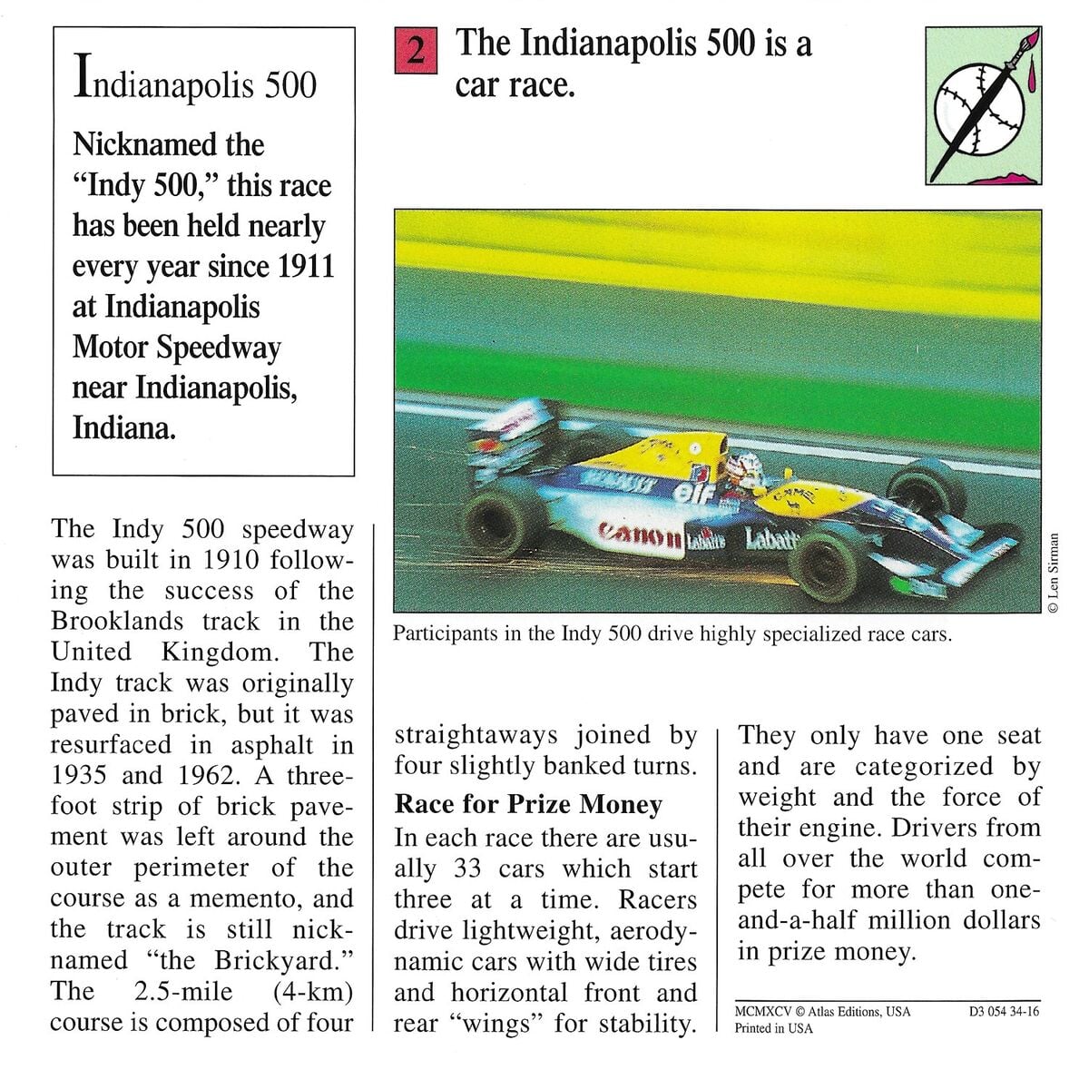 File:Indianapolis 500 quiz card back.jpg - Super Mario Wiki, the Mario ...
