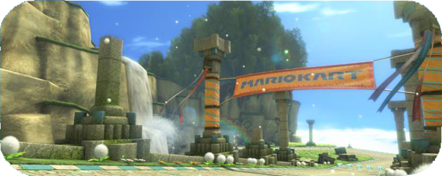 File:MK8 Thwomp Ruins Starting Line.png - Super Mario Wiki, the Mario ...