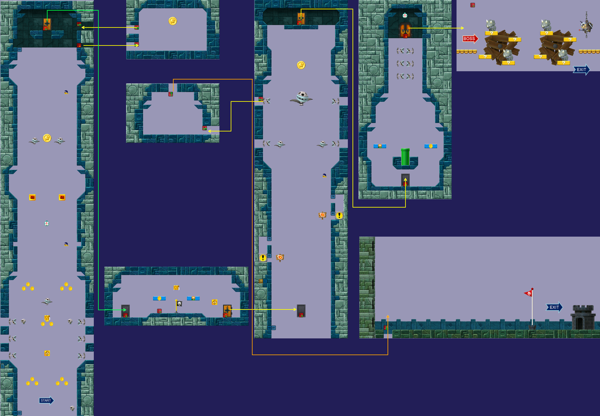 File:NSMB2 map 4TOW.png - Super Mario Wiki, the Mario encyclopedia