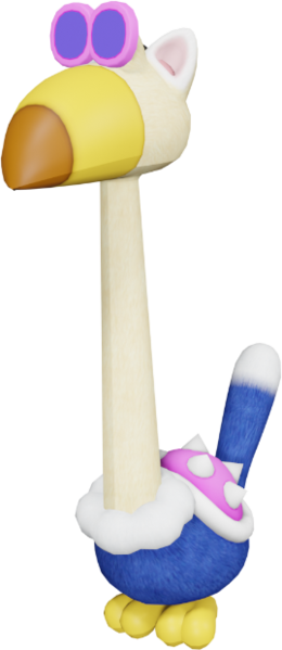 File:SM3DWBF Model Cat Conkdor.png - Super Mario Wiki, the Mario ...