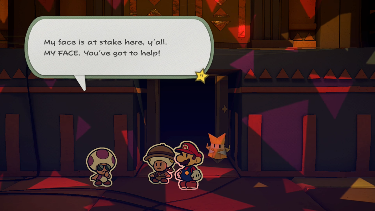 File:PMTOK DJ Toad scared.png - Super Mario Wiki, the Mario encyclopedia