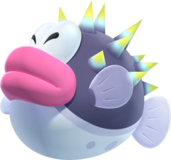 Gallery:Porcupuffer - Super Mario Wiki, the Mario encyclopedia