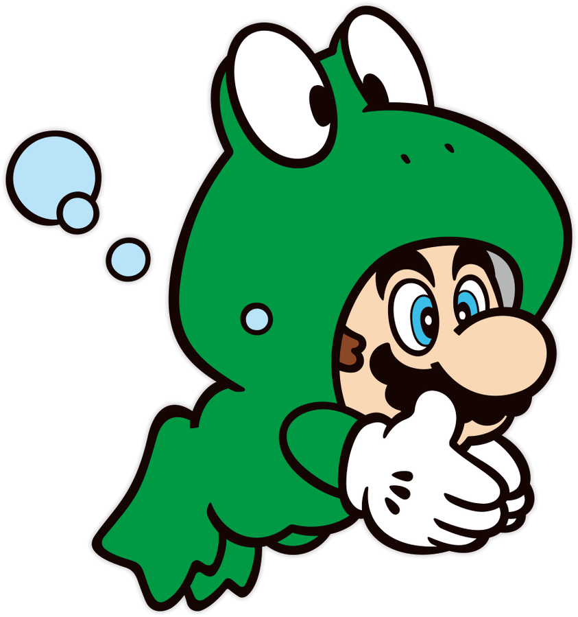 File:SMB3 Mario Portal Frog Mario Artwork.png - Super Mario Wiki, the ...