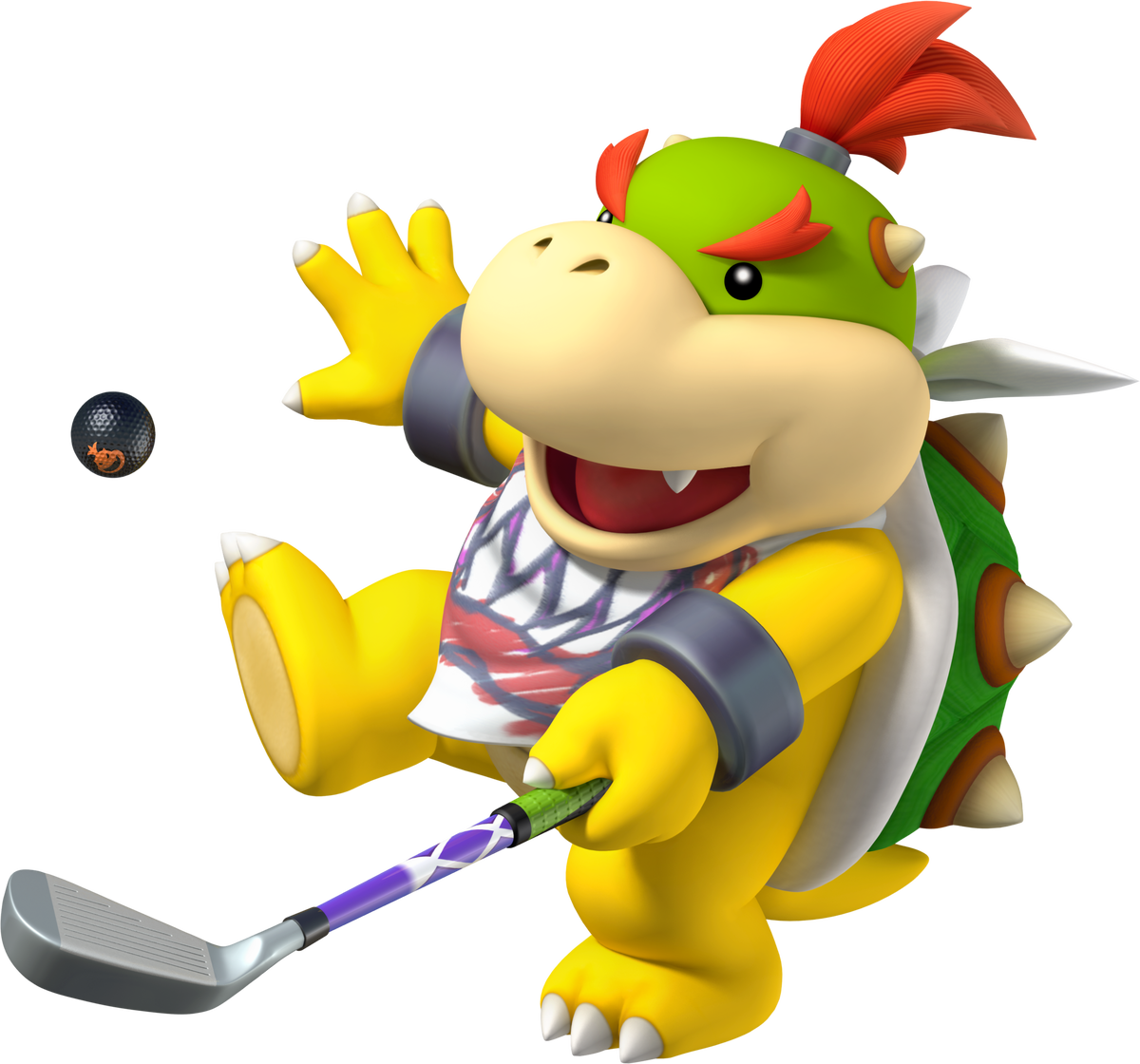 File:Bowser Jr. Artwork - Mario Golf World Tour.png - Super Mario Wiki ...