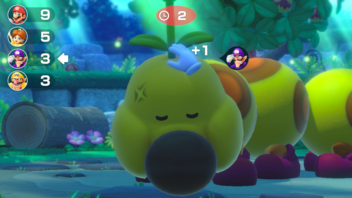 File:Super Mario Party - Don't Wake Wiggler! (Waluigi agitates Wiggler ...