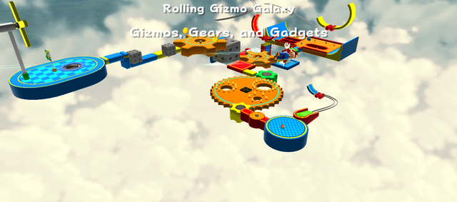 Rolling Gizmo Galaxy - Super Mario Wiki, the Mario encyclopedia