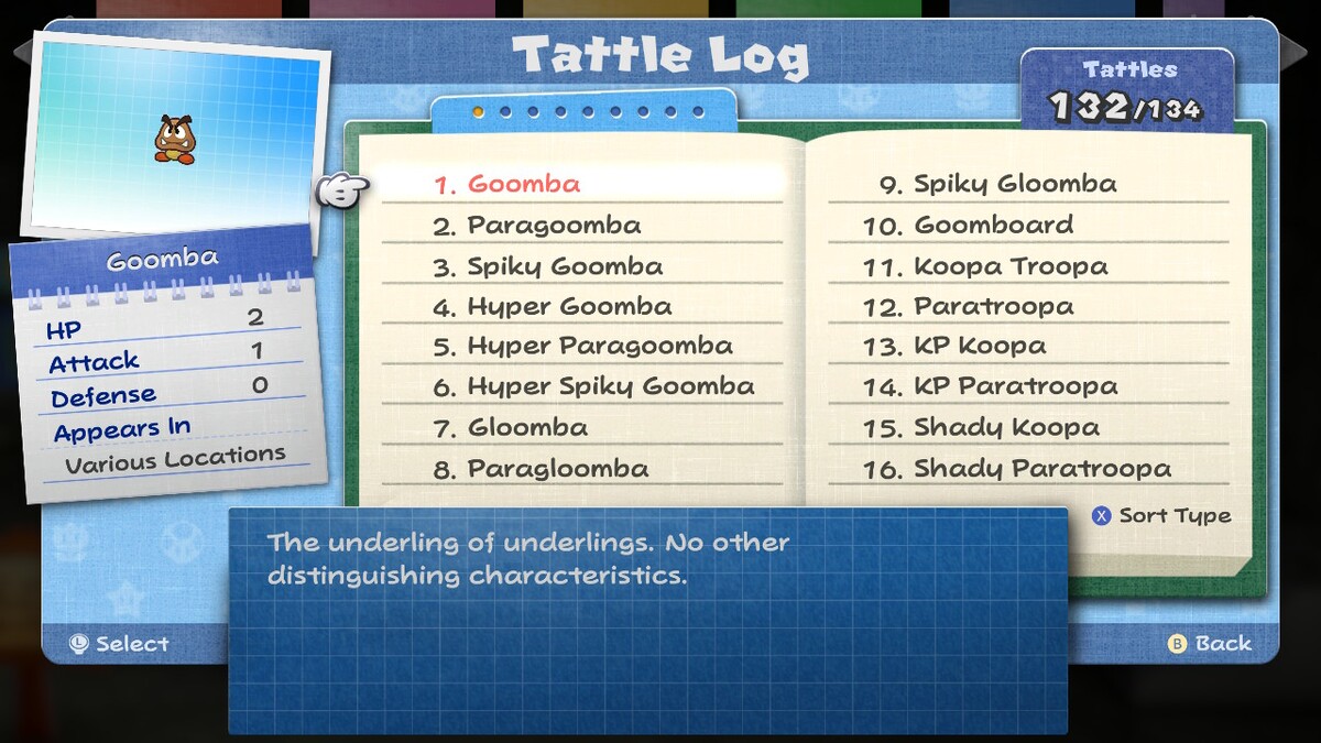 Paper Mario: The Thousand-Year Door (Nintendo Switch) bestiary - Super ...