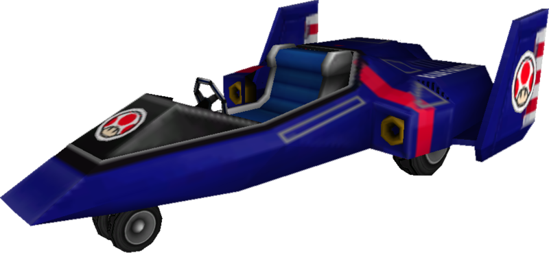 File:Blue Falcon (Toad) Model.png - Super Mario Wiki, the Mario ...