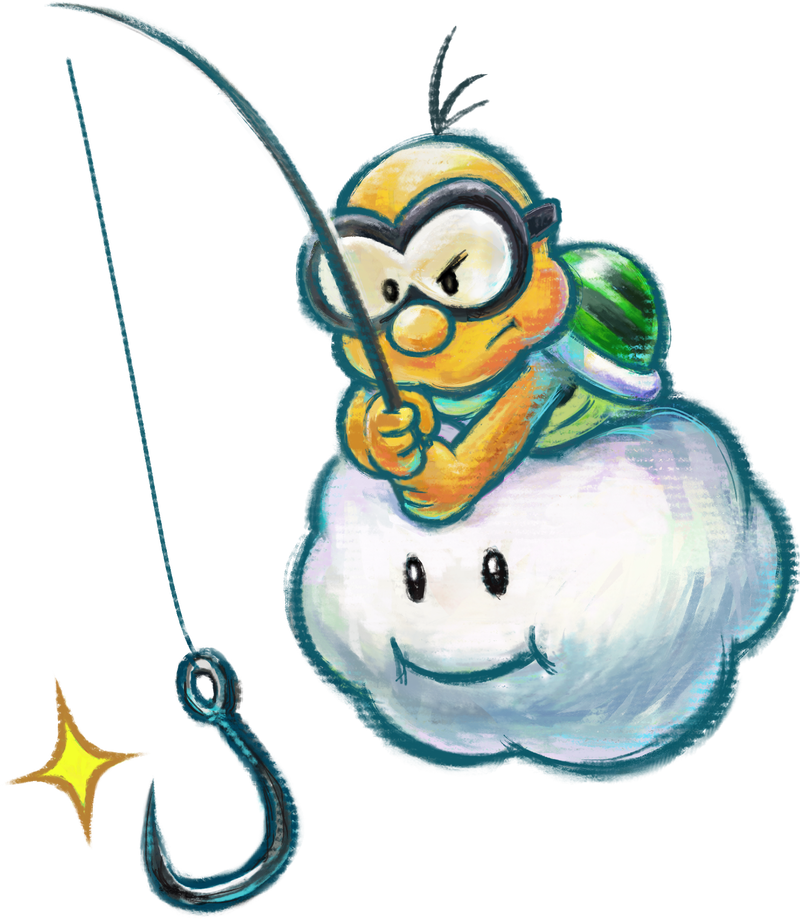 Fishin' Lakitu - Super Mario Wiki, the Mario encyclopedia
