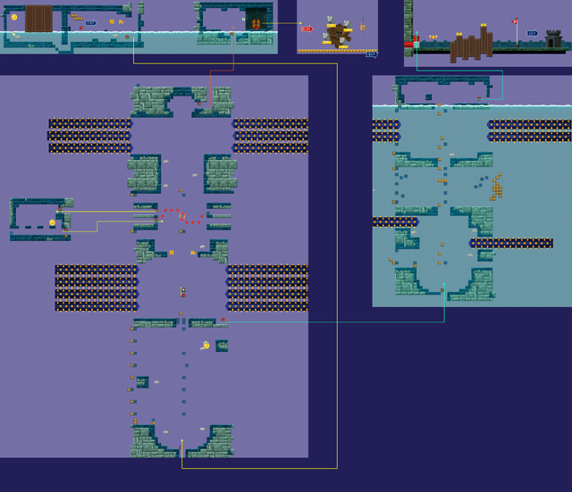 File:NSMB2 map 3TOW.png - Super Mario Wiki, the Mario encyclopedia