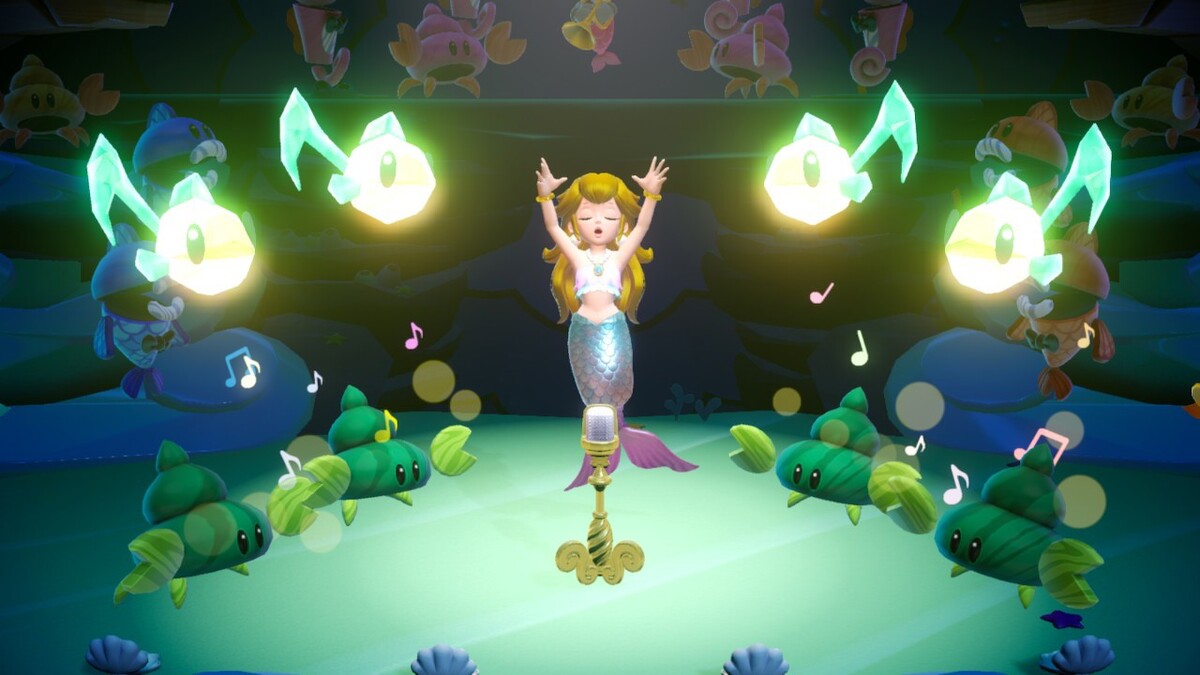 File:PPS Melody of the Sea Mermaid Peach in concert.jpg - Super Mario ...