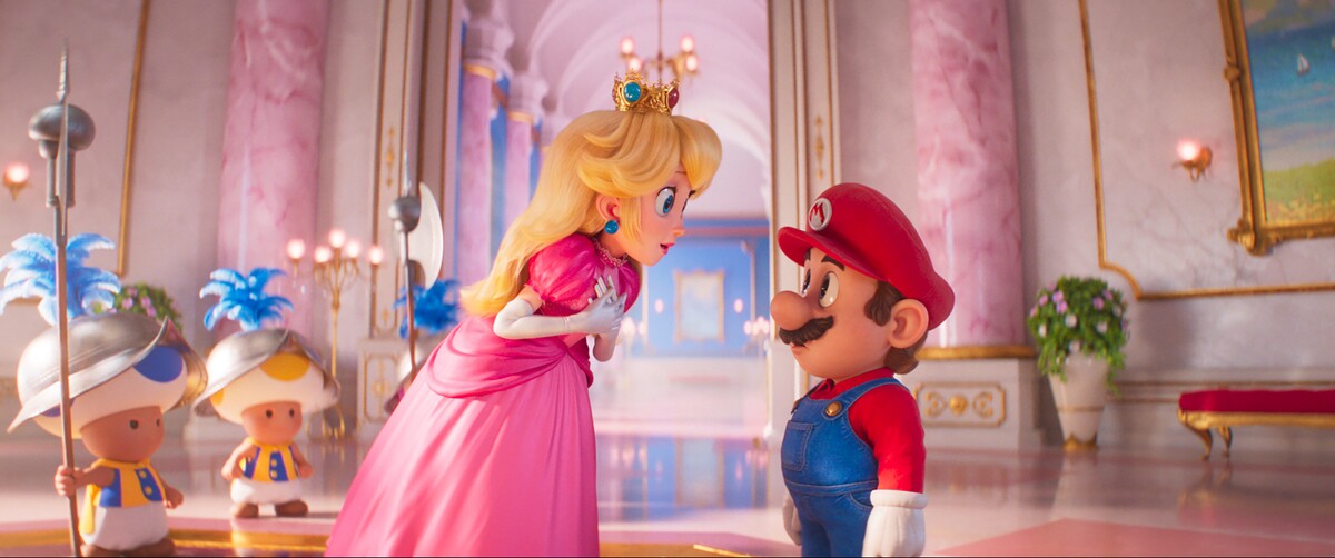 File:TSMBM Peach meets Mario.jpg - Super Mario Wiki, the Mario encyclopedia