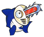 Chain-Saw Fish - Super Mario Wiki, the Mario encyclopedia