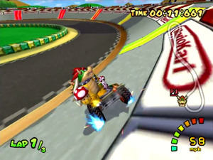 Luigi Circuit (Mario Kart: Double Dash!!) - Super Mario Wiki, the Mario ...