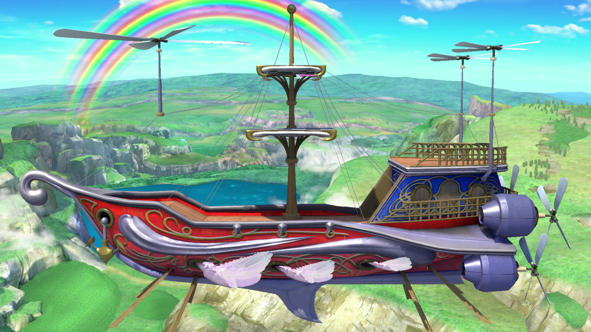 File:Rainbow Cruise SSBU.png - Super Mario Wiki, the Mario encyclopedia