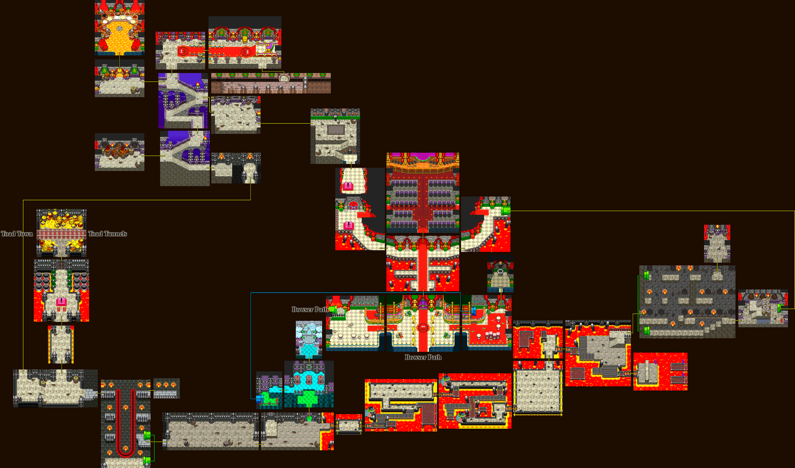 File:ML-BIS-map-BowserCastle.png - Super Mario Wiki, the Mario encyclopedia