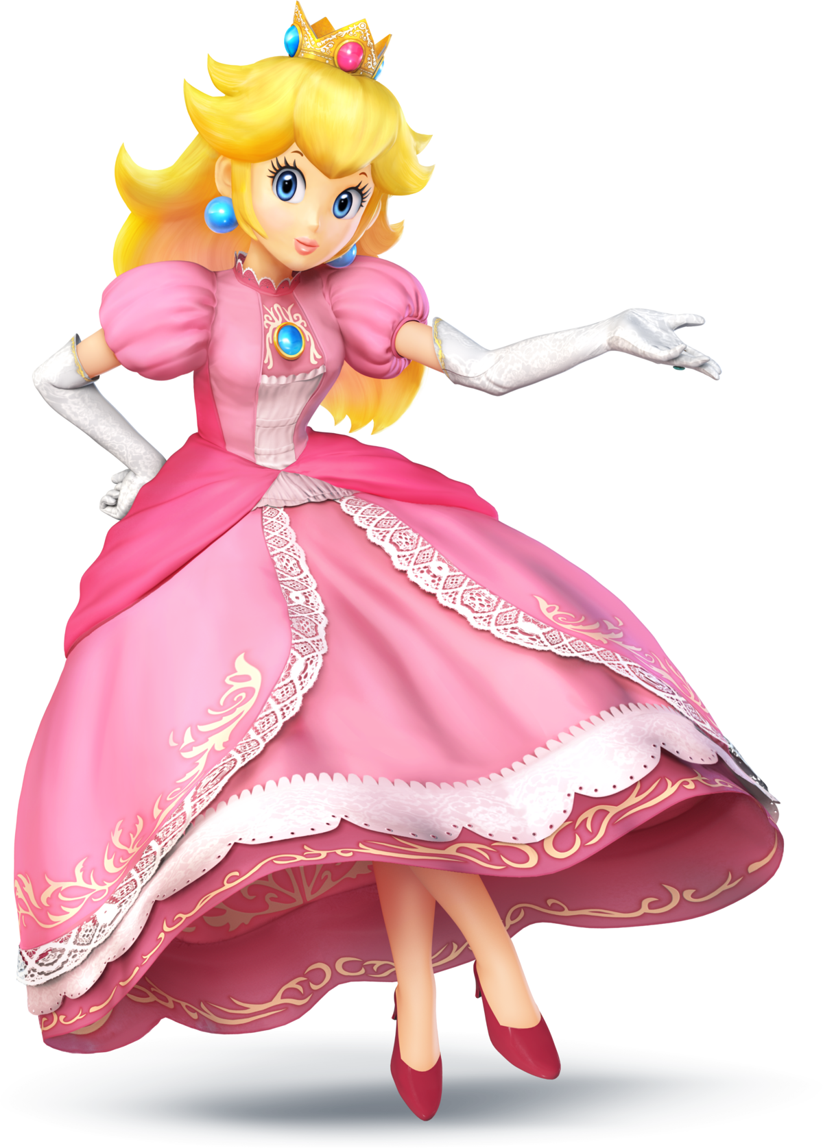 File:Wii U Peach artwork.png - Super Mario Wiki, the Mario encyclopedia