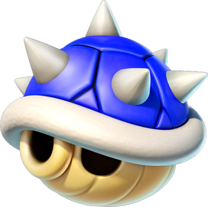 Spiny Shell (blue) - Super Mario Wiki, the Mario encyclopedia
