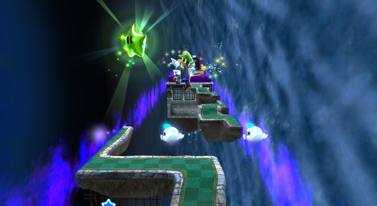 File:SMG2 Haunty Halls Green Star 2.png - Super Mario Wiki, the Mario ...