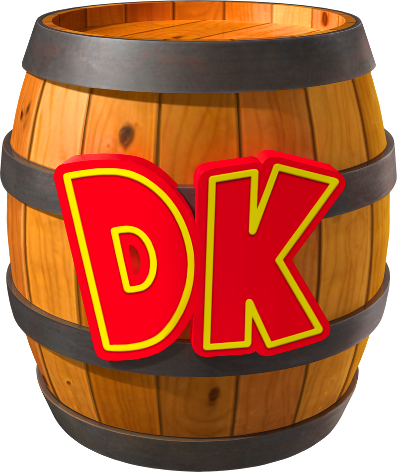 File:DKBarrelDKCR.png - Super Mario Wiki, the Mario encyclopedia