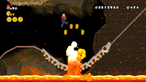 Lava Geyser - Super Mario Wiki, the Mario encyclopedia