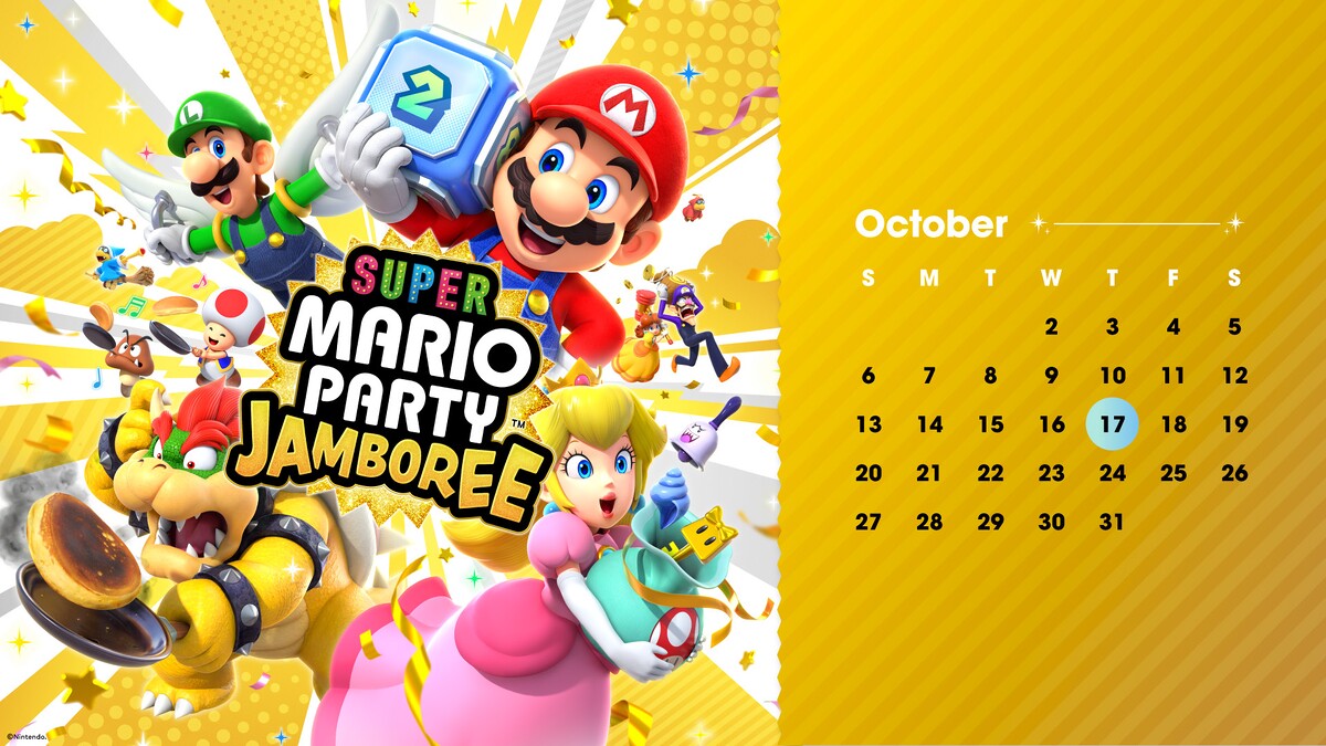 File:My Nintendo SMPJ October 2024 calendar desktop.jpg - Super Mario ...