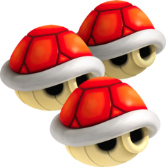 Triple Red Shells - Super Mario Wiki, the Mario encyclopedia
