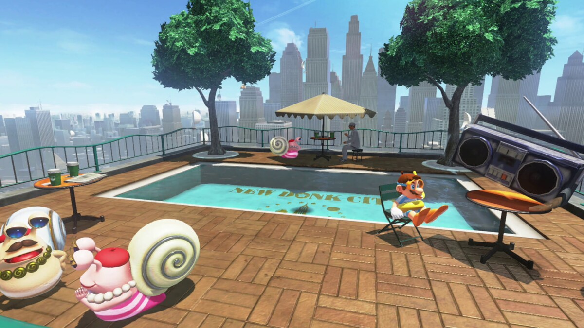File:NM SMO Pausing by the Poolside.jpg - Super Mario Wiki, the Mario ...