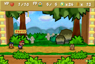 Peril - Super Mario Wiki, the Mario encyclopedia