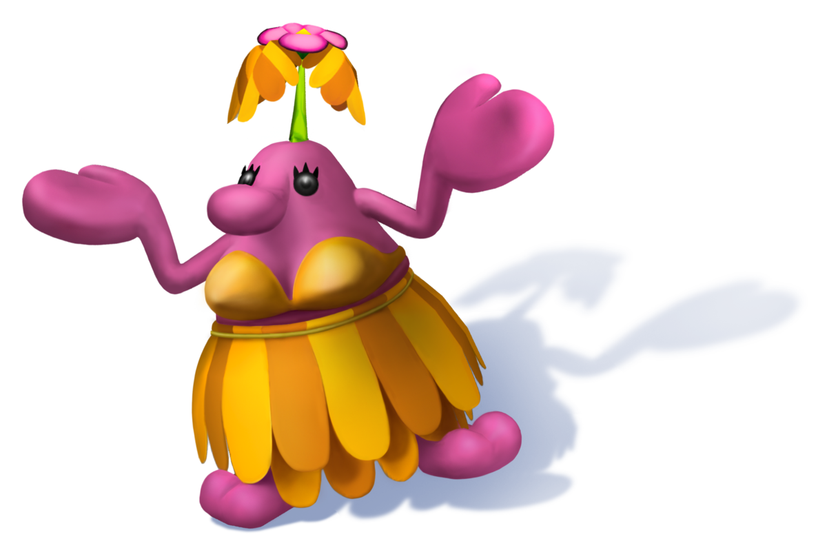 File:Pink Pianta SMS.png - Super Mario Wiki, the Mario encyclopedia