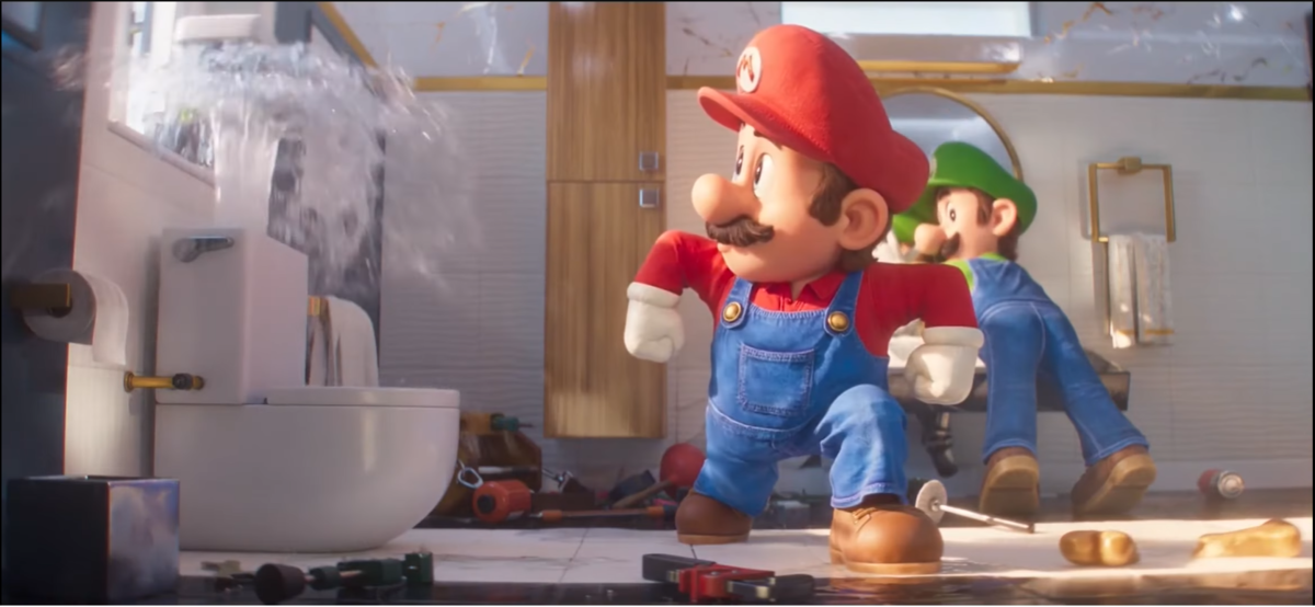 File:Damaged plumbing - TSMBM.png - Super Mario Wiki, the Mario ...