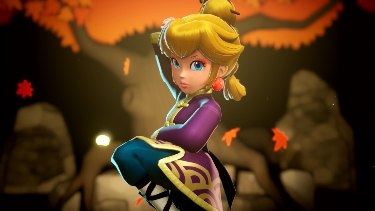 File:PPS Kung Fu Peach intro in-game.png - Super Mario Wiki, the Mario ...