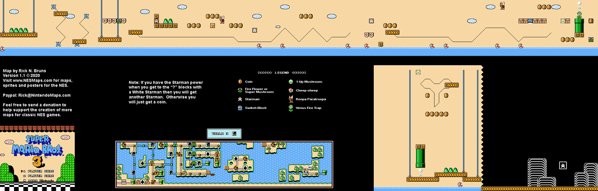 File:SMB3 World 3-2 Map.png - Super Mario Wiki, the Mario encyclopedia