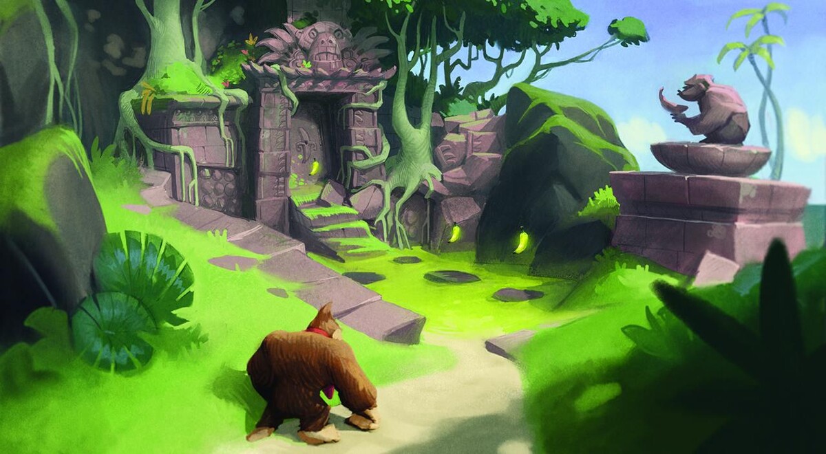 File:Donkey Kong Freedom Concept Art.jpg - Super Mario Wiki, the Mario ...
