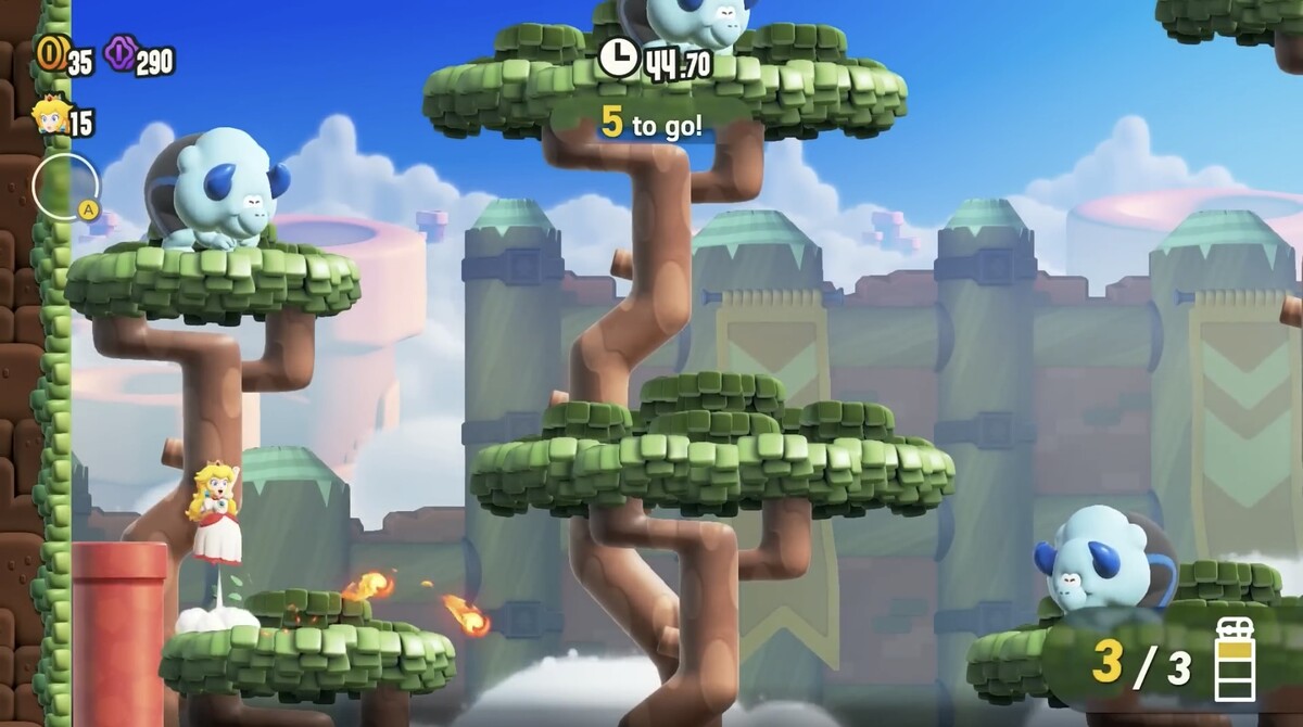 File:SMBW Pipe-Rock Rumble Bulrush room.jpg - Super Mario Wiki, the Mario encyclopedia