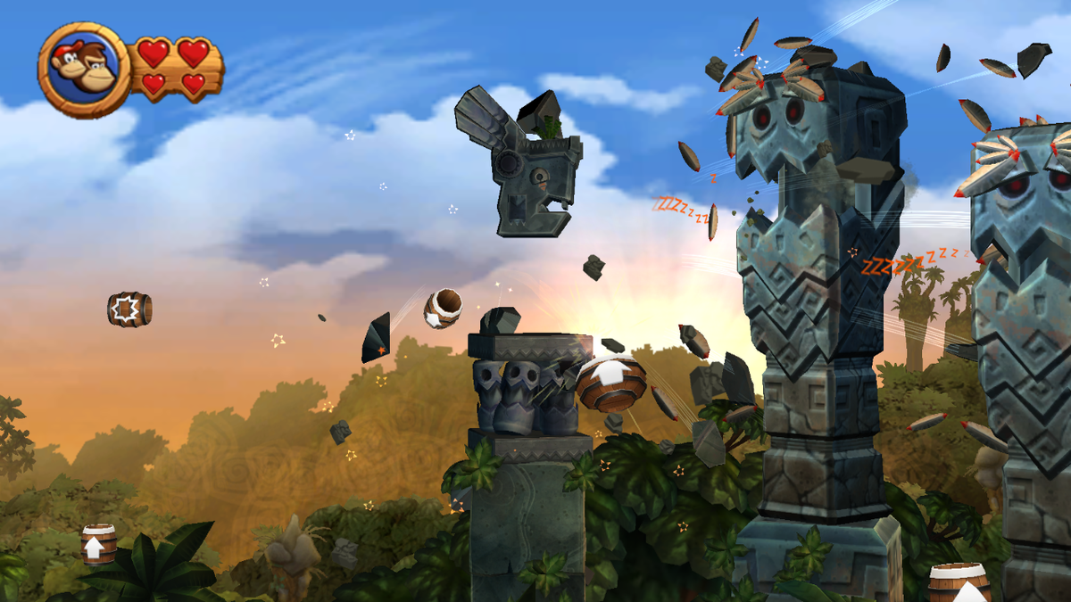File:DKCR Sceamingpillars.png - Super Mario Wiki, the Mario encyclopedia