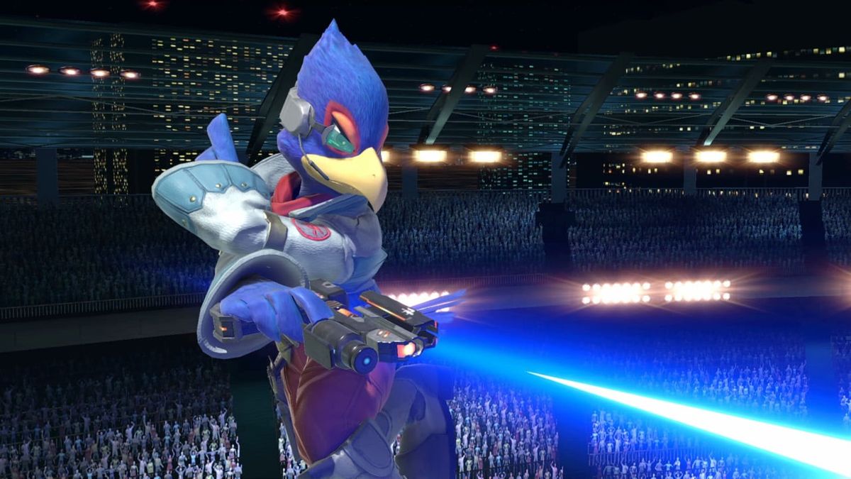 File:SSBU Blaster Falco.jpg - Super Mario Wiki, the Mario encyclopedia
