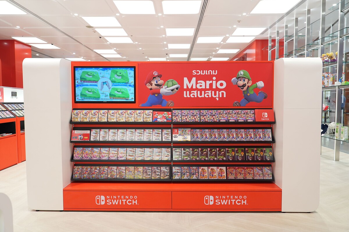 File:Bangkok Nintendo Store games.jpg - Super Mario Wiki, the Mario ...