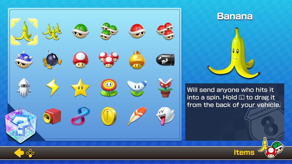 File:Items from MK8DX.jpg - Super Mario Wiki, the Mario encyclopedia