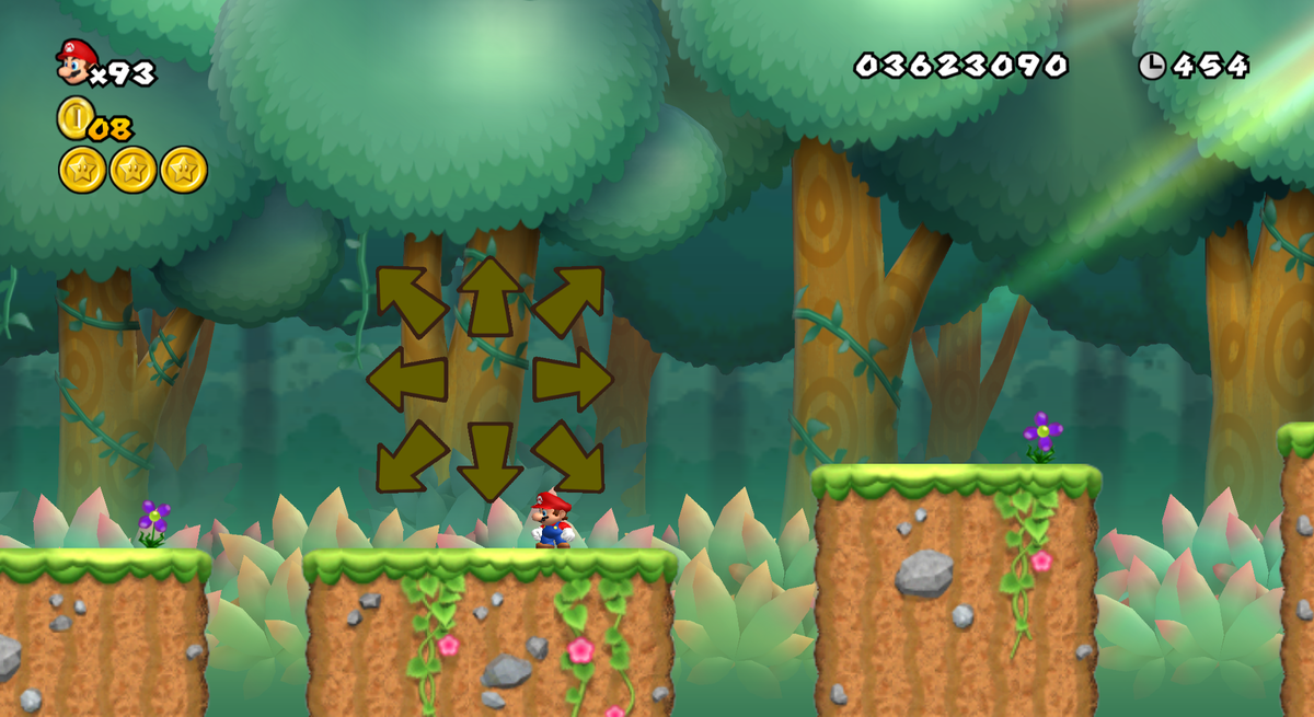 File:NSMBW Unused Arrows.png - Super Mario Wiki, the Mario encyclopedia