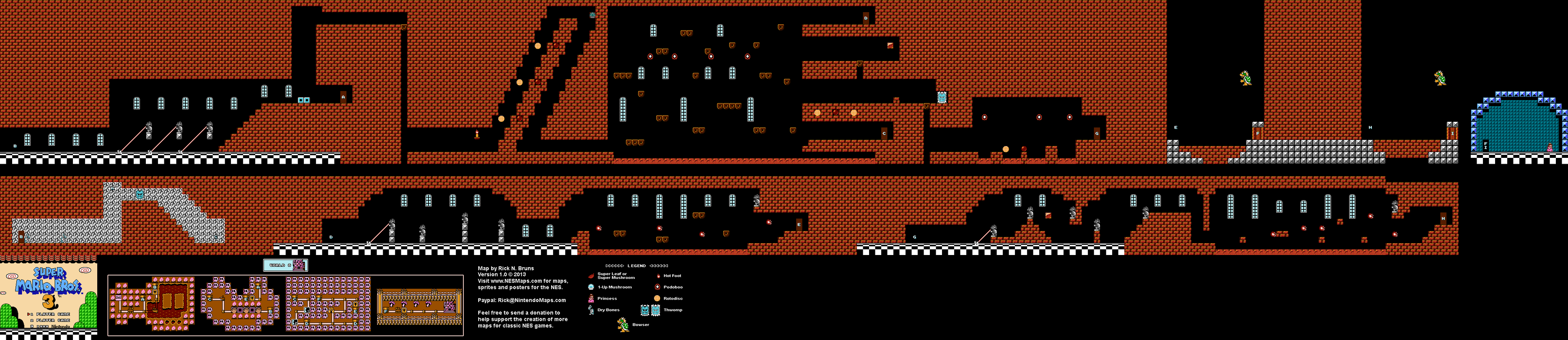 World 8-Bowser's Castle (Super Mario Bros. 3) - Super Mario Wiki, the ...