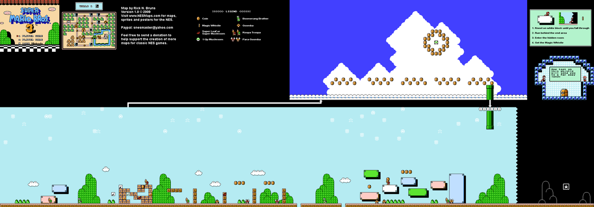 File:SMB3 World 1-3 Map.png - Super Mario Wiki, the Mario encyclopedia
