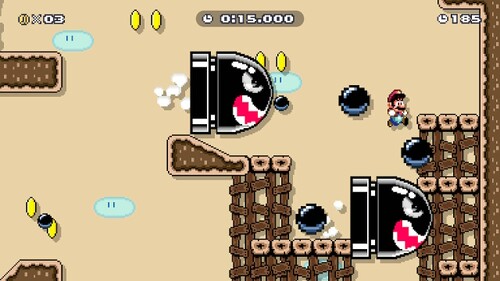 Banzai Bill Cliff Climb - Super Mario Wiki, the Mario encyclopedia