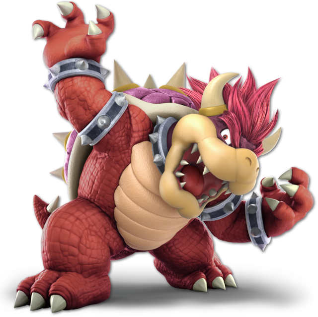 File Bowser Red Ssbu Png Super Mario Wiki The Mario Encyclopedia