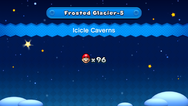 File:NSMBU Icicle Caverns title.png - Super Mario Wiki, the Mario ...