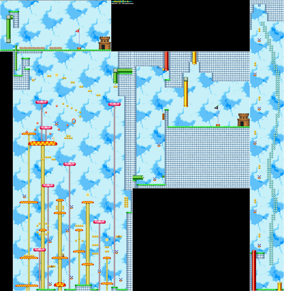 File:NSMB W7-4 Map.png - Super Mario Wiki, the Mario encyclopedia