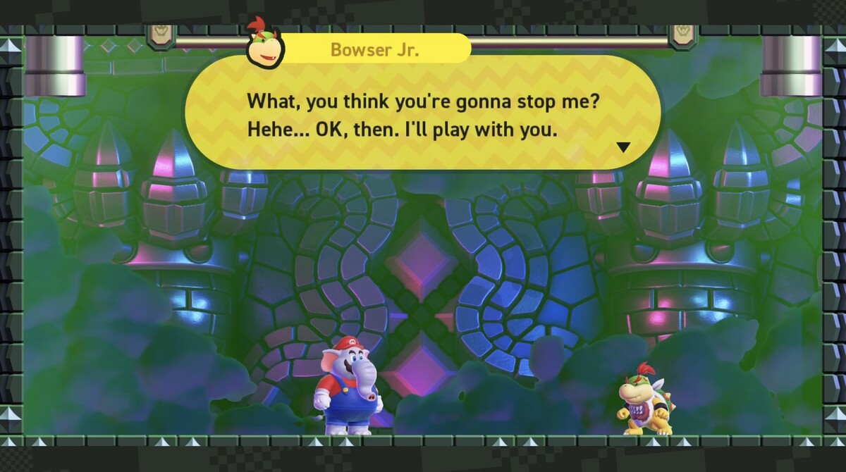 File:SMBW Pipe-Rock Plateau Palace Bowser Jr.jpg - Super Mario Wiki ...
