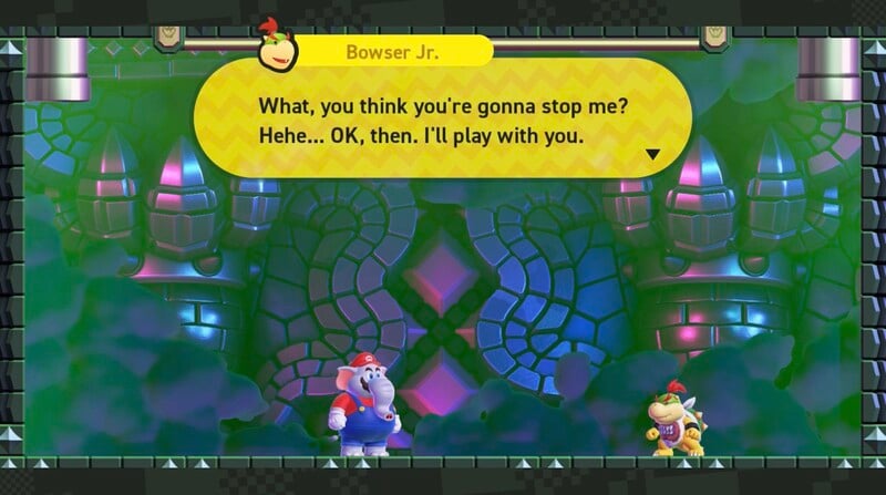 File:SMBW Pipe-Rock Plateau Palace Bowser Jr.jpg - Super Mario Wiki ...