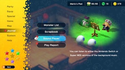 Super Mario RPG (Nintendo Switch) sound test - Super Mario Wiki, the ...