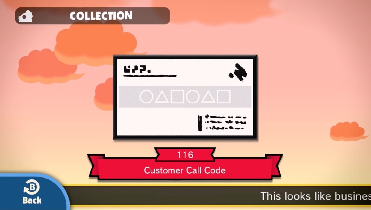 File:Customer Call Code.jpg - Super Mario Wiki, the Mario encyclopedia
